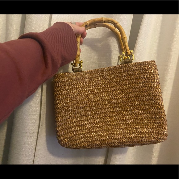 Bags | Vintage Wicker Bag | Poshmark